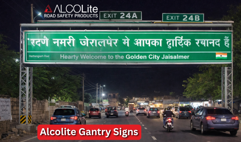 Gantry Sign Board for Highways And Roads