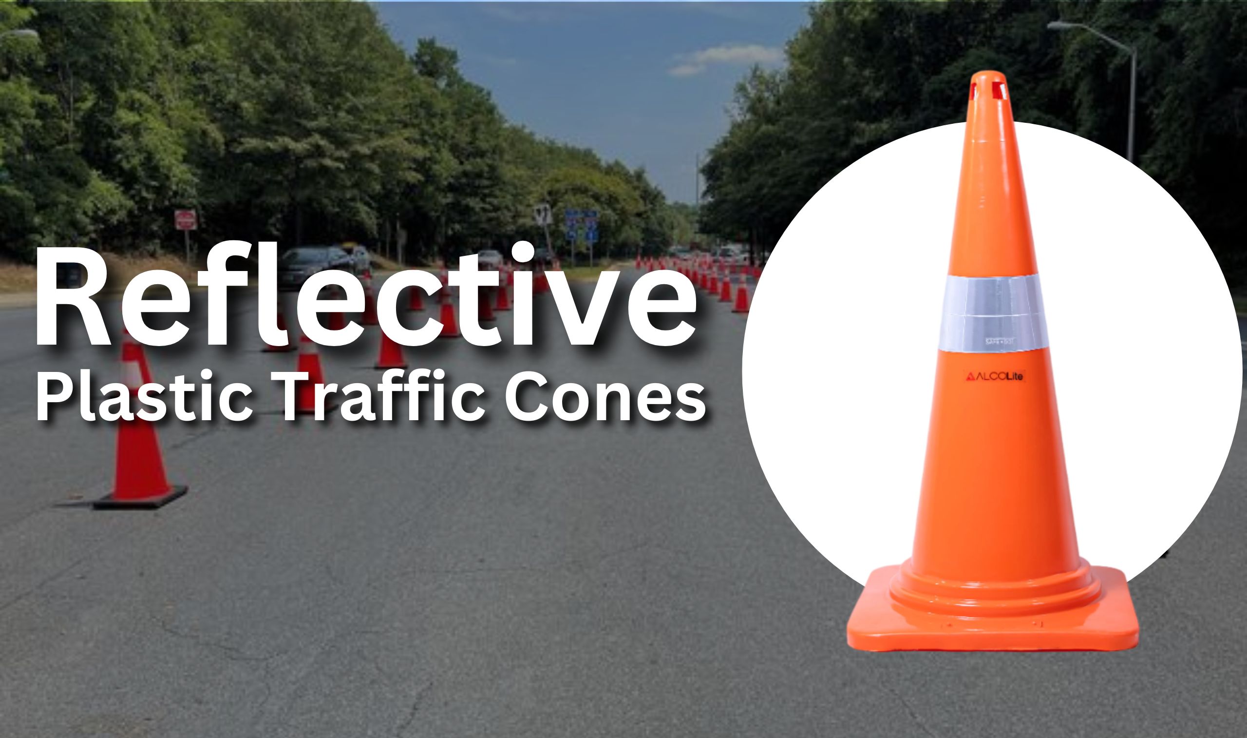 Reflective Plastic Traffic Cones in India